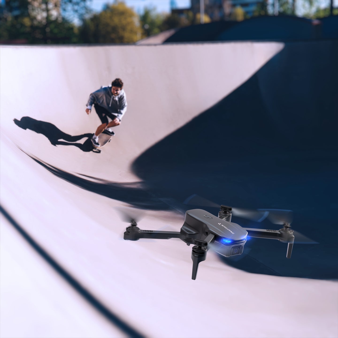 Snaptain - E20 2.7K Drone with Remote Controller - Gray