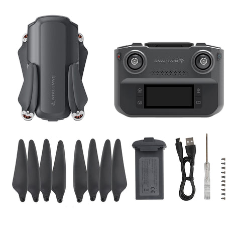 Snaptain P30 GPS Drone with Remote Controller - Grey